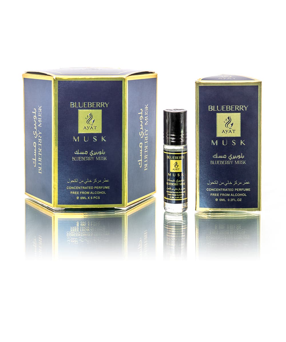 Blueberry Musk Perfumed Oil – Ayat Perfumes – 6 x 6ml