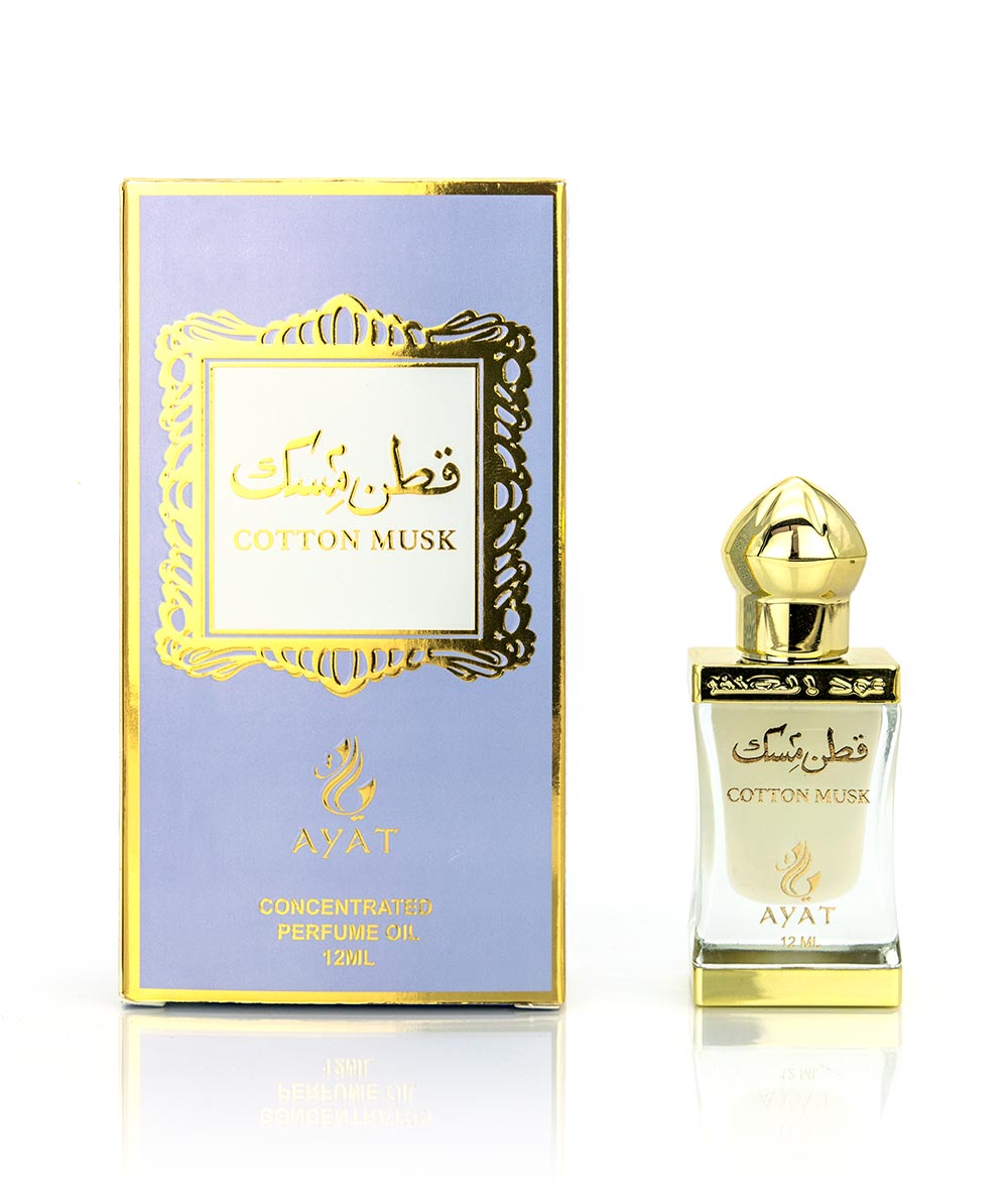 Cotton Musk Perfumed Oil – Ayat Perfumes – 12 ml