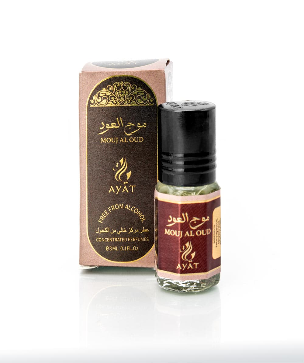 Mouj Al Oud Perfumed Oil – Ayat Perfumes – 12 x 3ml